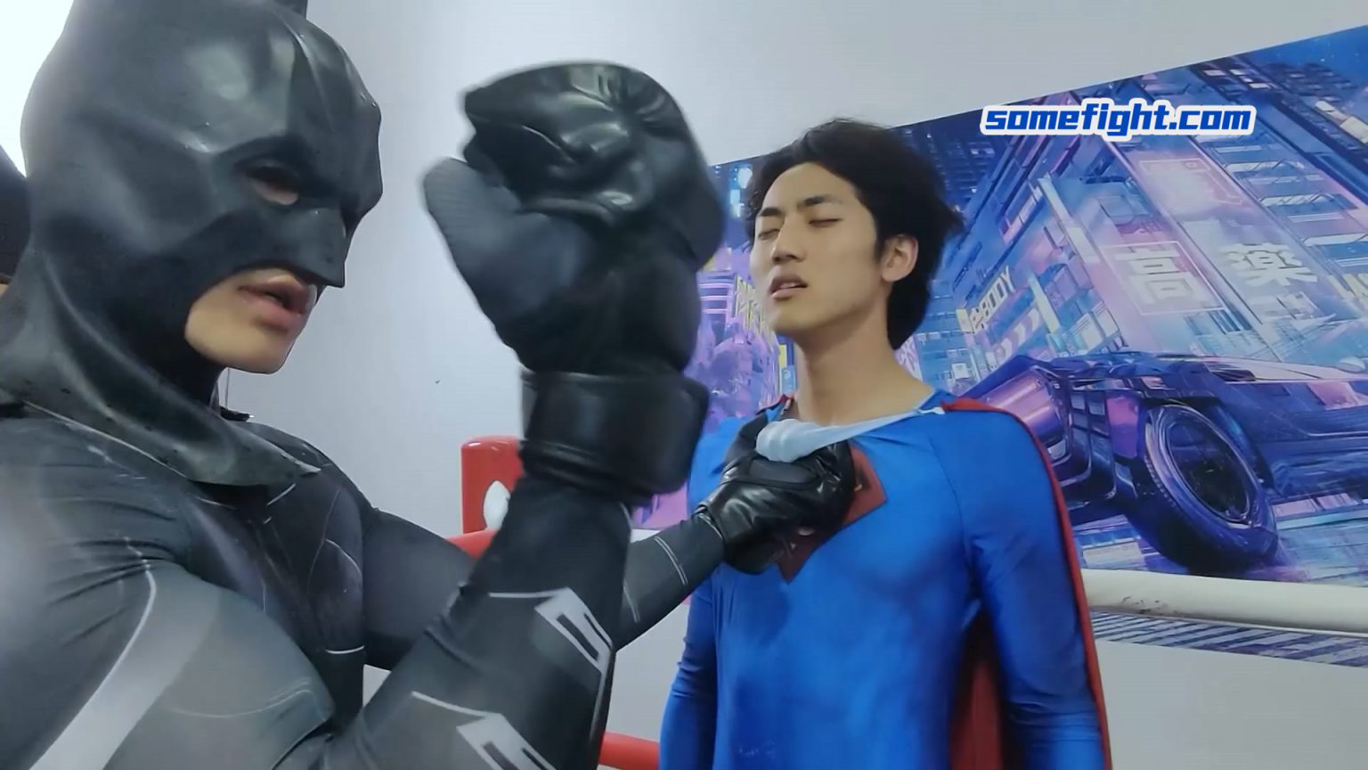 sfmm-38 Liu Song(Batman) vs. Hu Xin(Black Superman) – somefight – 尚之格斗